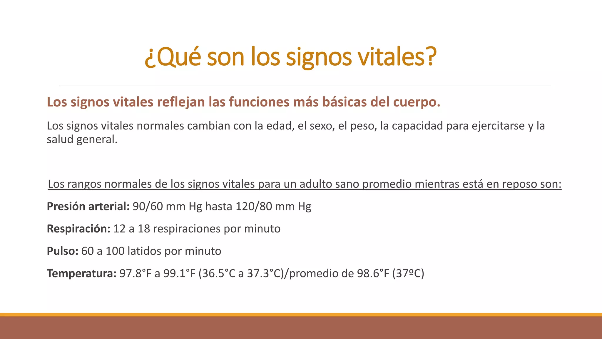 7 signos vitales importantes | PDF