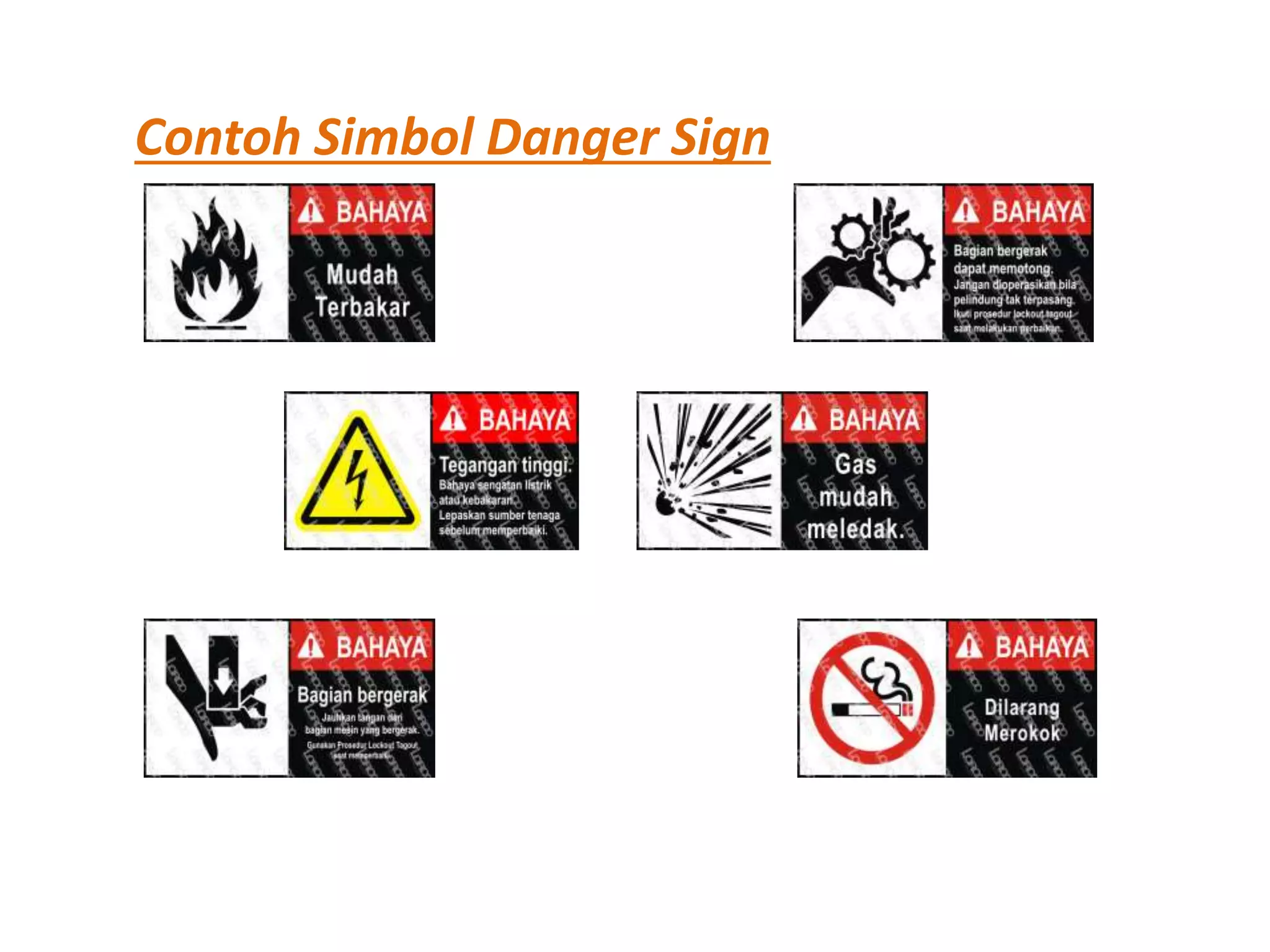 7 simbol simbol k3 dan tanda-tanda bahaya | PPTX