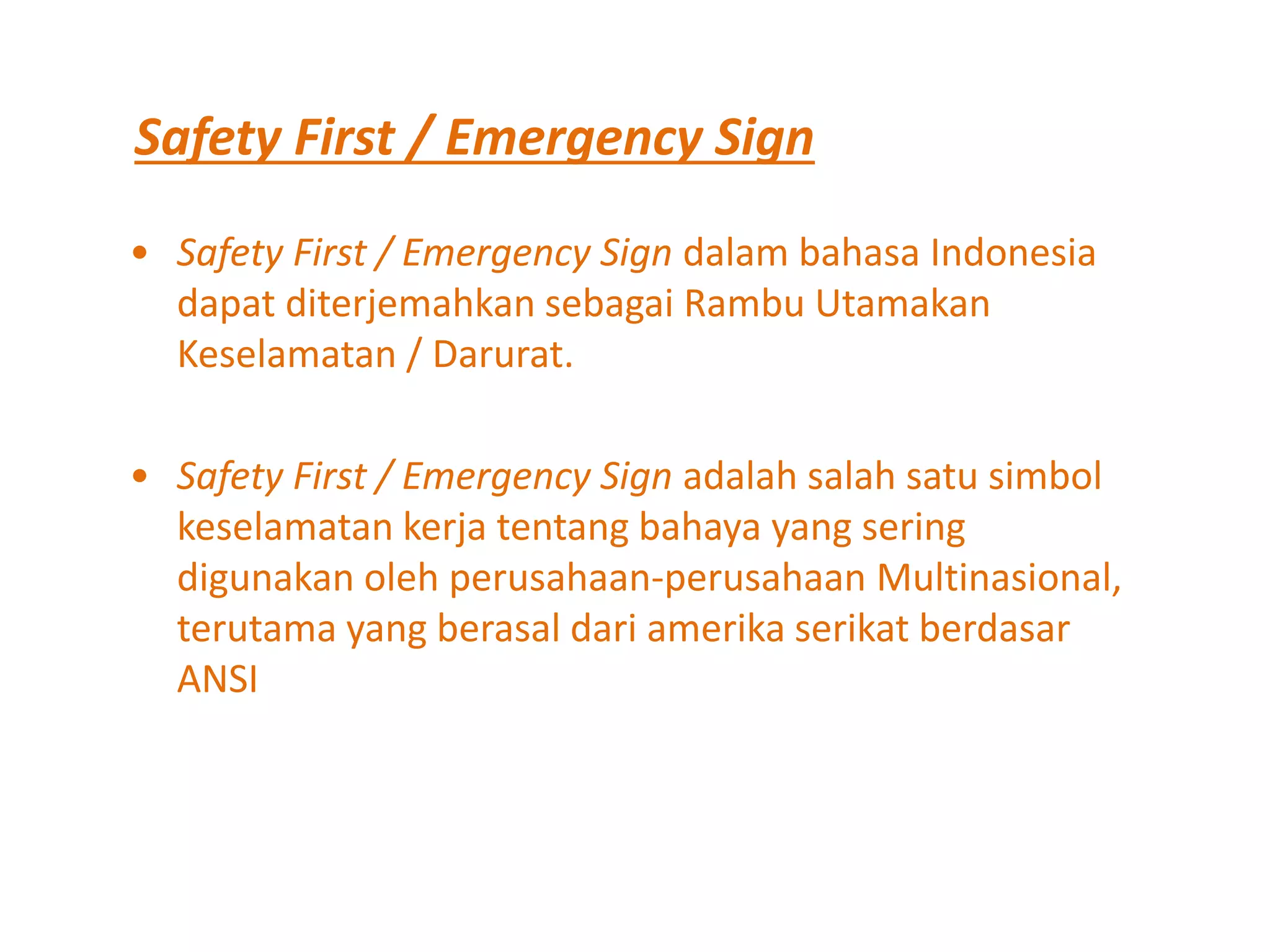 7 simbol simbol k3 dan tanda-tanda bahaya | PPTX