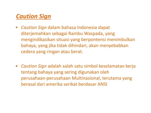 7 simbol simbol k3 dan tanda-tanda bahaya | PPTX