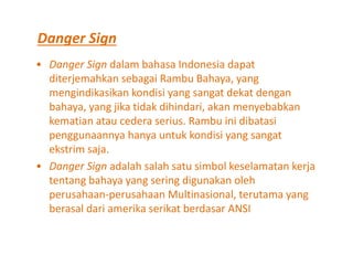 7 simbol simbol k3 dan tanda-tanda bahaya | PPTX