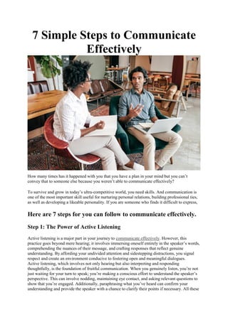 7 Simple Steps to Communicate Effectively.pdf
