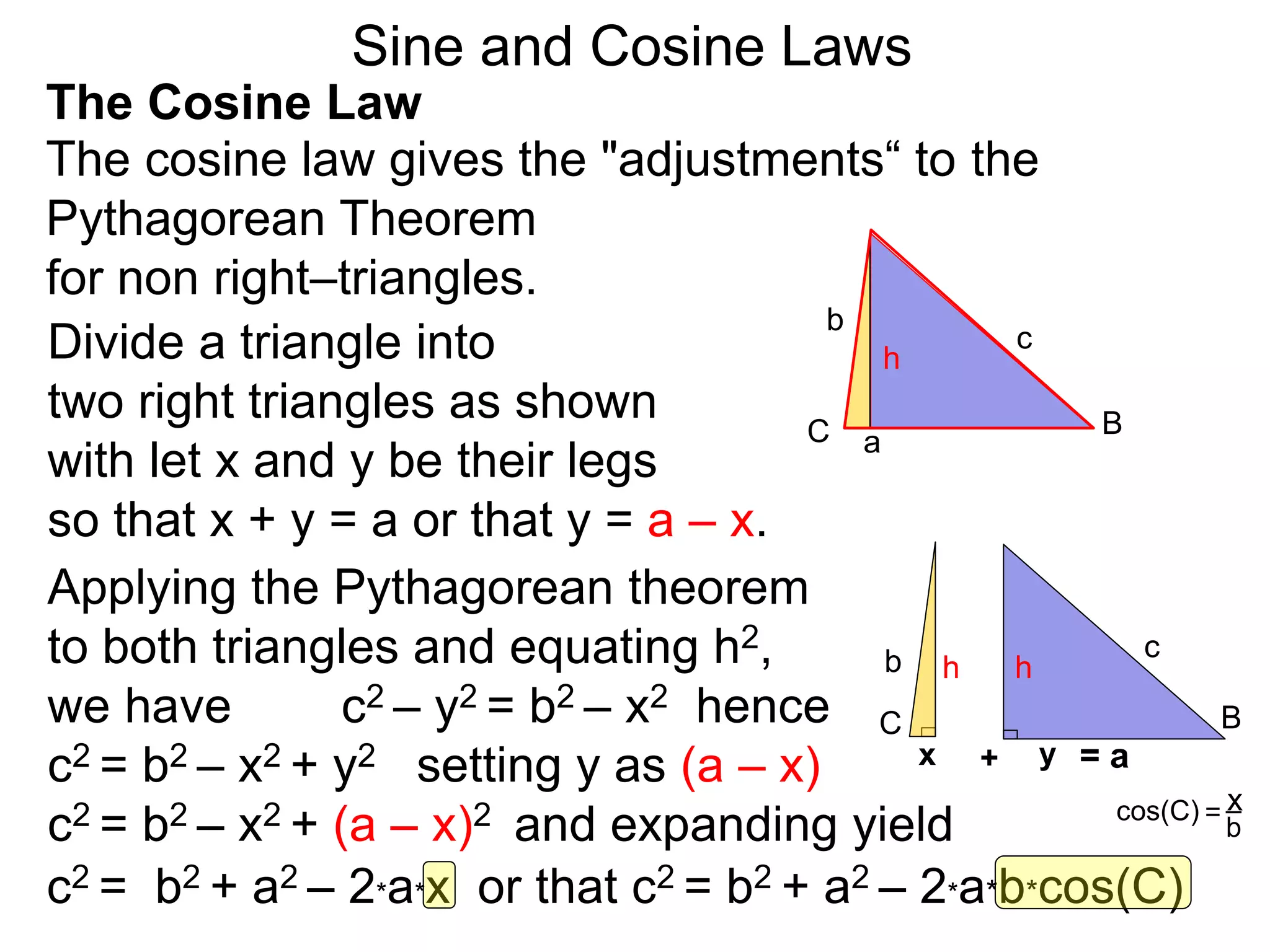 7 sine and cosine laws | PPTX