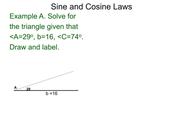 7 sine and cosine laws | PPTX | Physics | Science