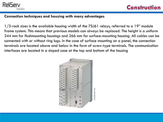 7SJ61 Over Current Relay | PDF | Home Appliances | Home & Garden