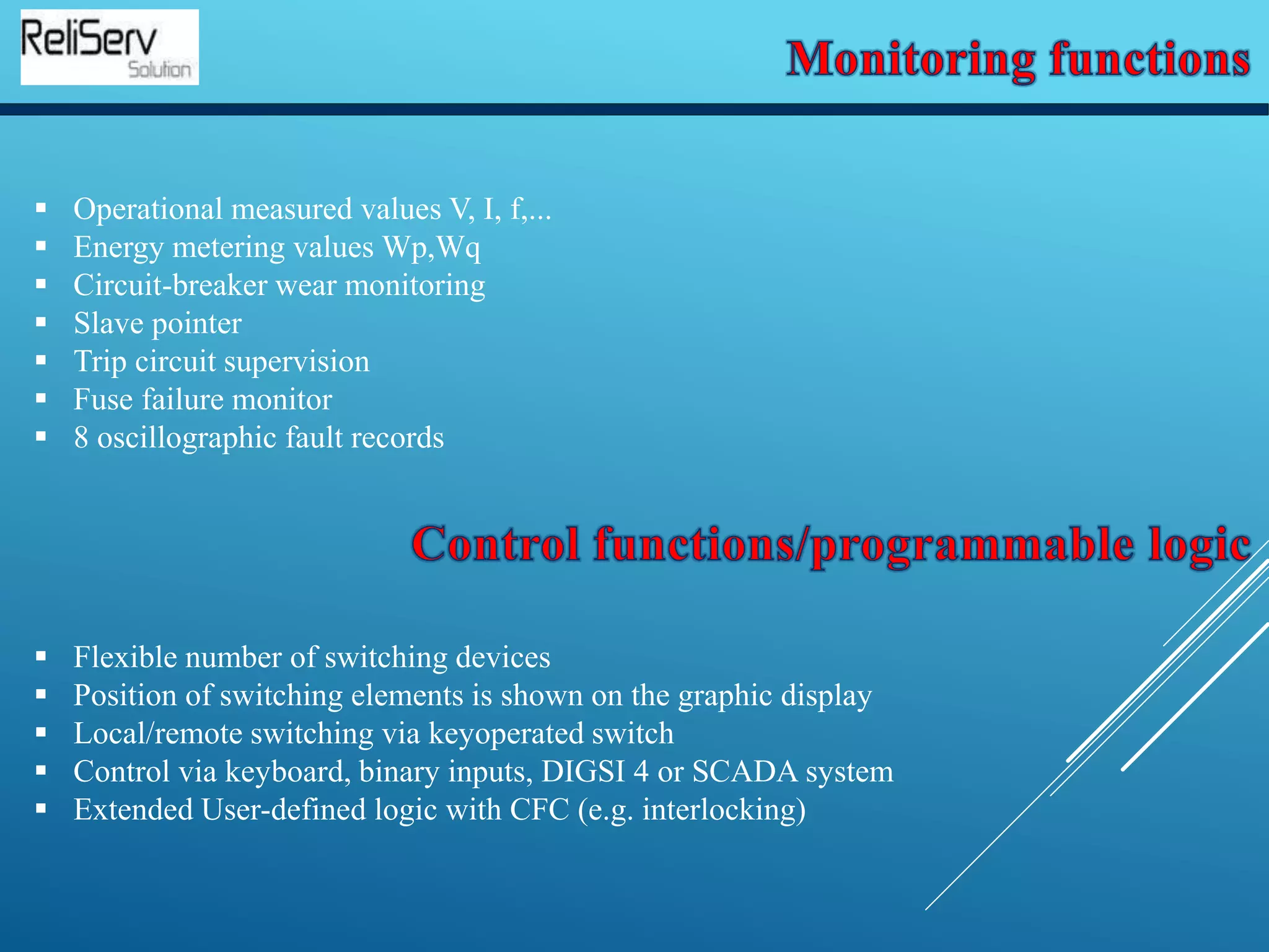 7SJ63 BCPU Multifunction Protection Relay | PDF