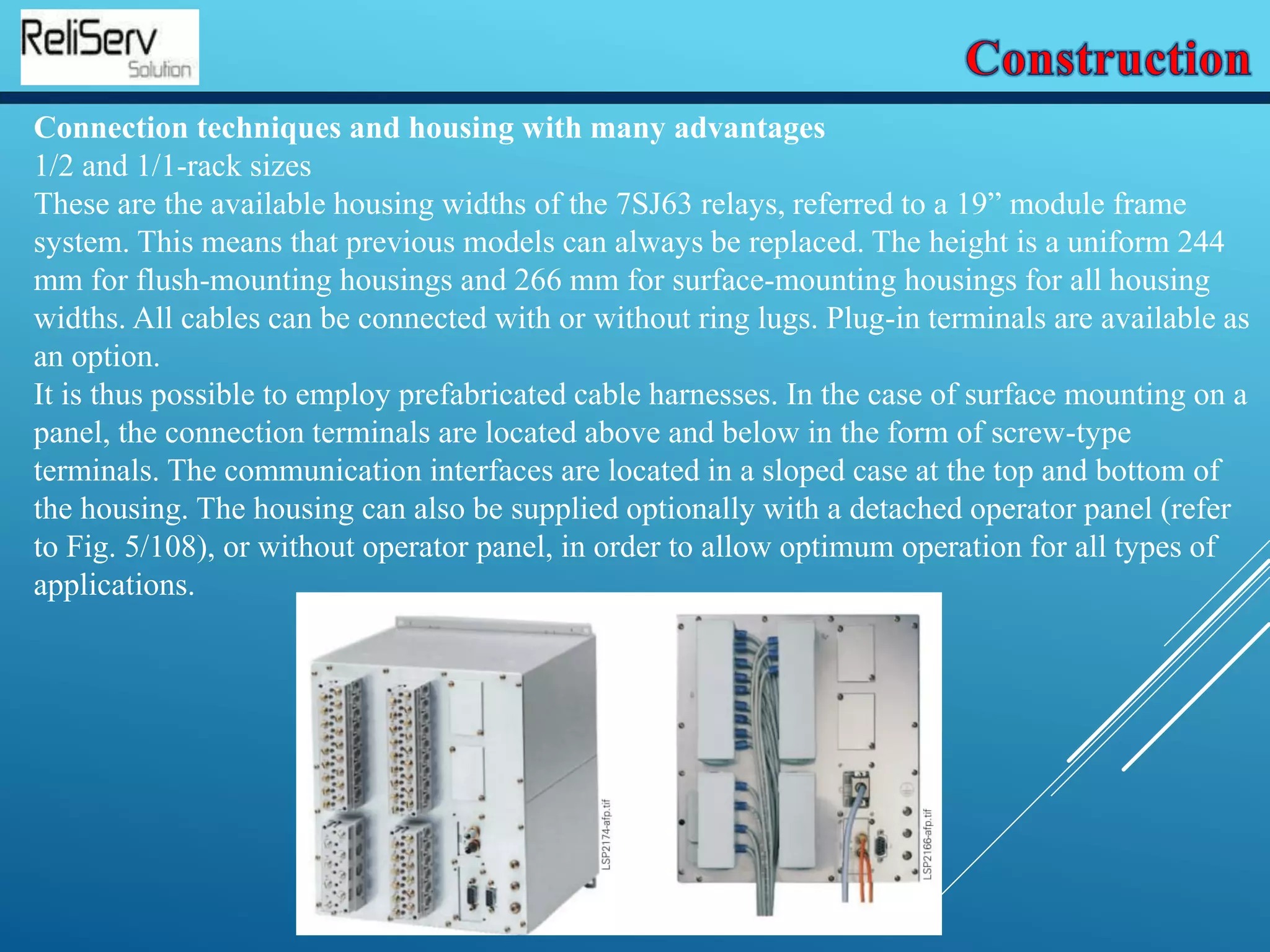 7SJ63 BCPU Multifunction Protection Relay | PDF