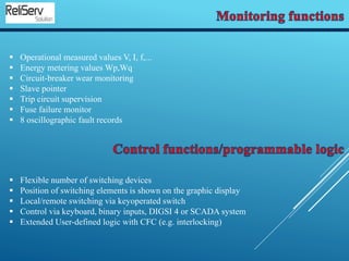 7SJ63 BCPU Multifunction Protection Relay | PDF