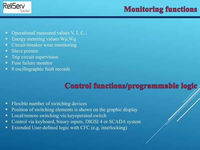 7SJ63 BCPU Multifunction Protection Relay | PDF