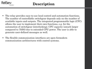 7SJ64 Relay | PDF