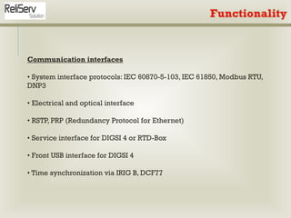 7SJ66 BCU Protective Relay | PDF