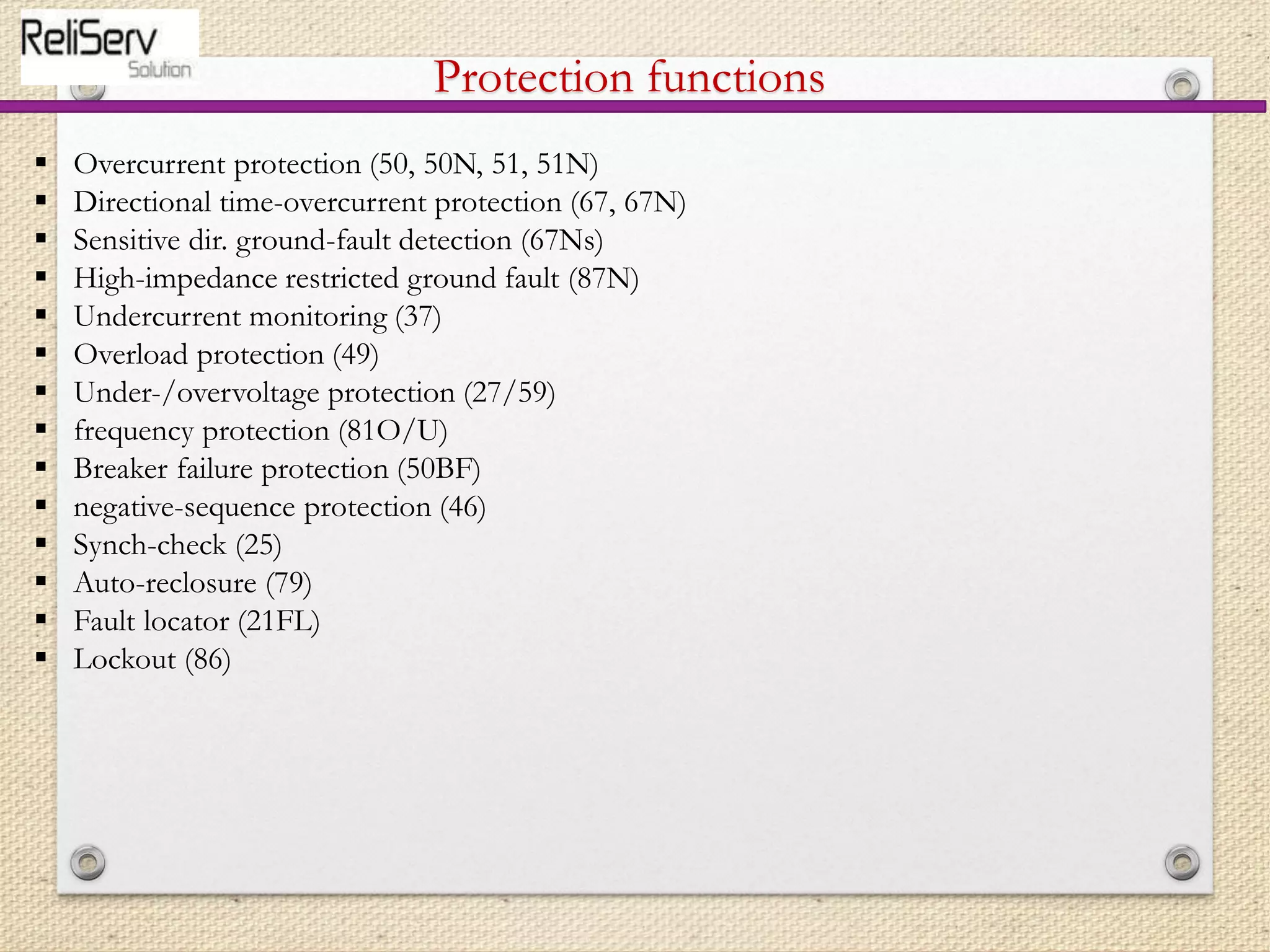 7SJ80 Overcurrent Relay | PDF