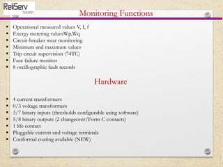 7SJ80 Overcurrent Relay | PDF