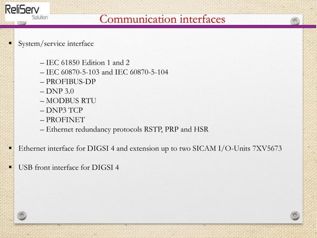 7SJ80 Overcurrent Relay | PDF