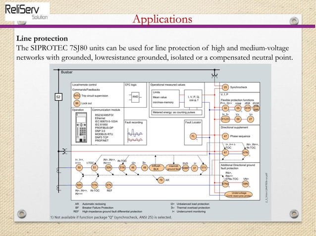 7SJ80 Overcurrent Relay | PDF