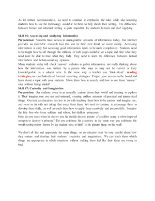 7 skills students will always need | DOCX