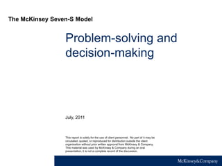7's mc kinsey | PPT