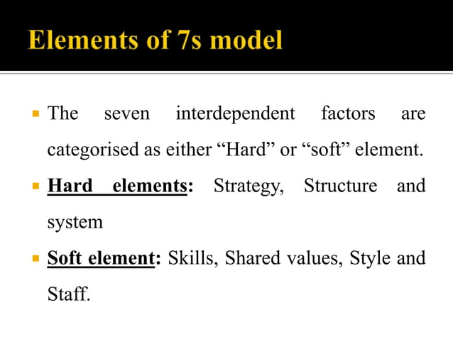 7s model (qms) | PPTX | Business Administration | Business