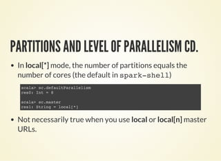 Beneath RDD in Apache Spark by Jacek Laskowski | PPT