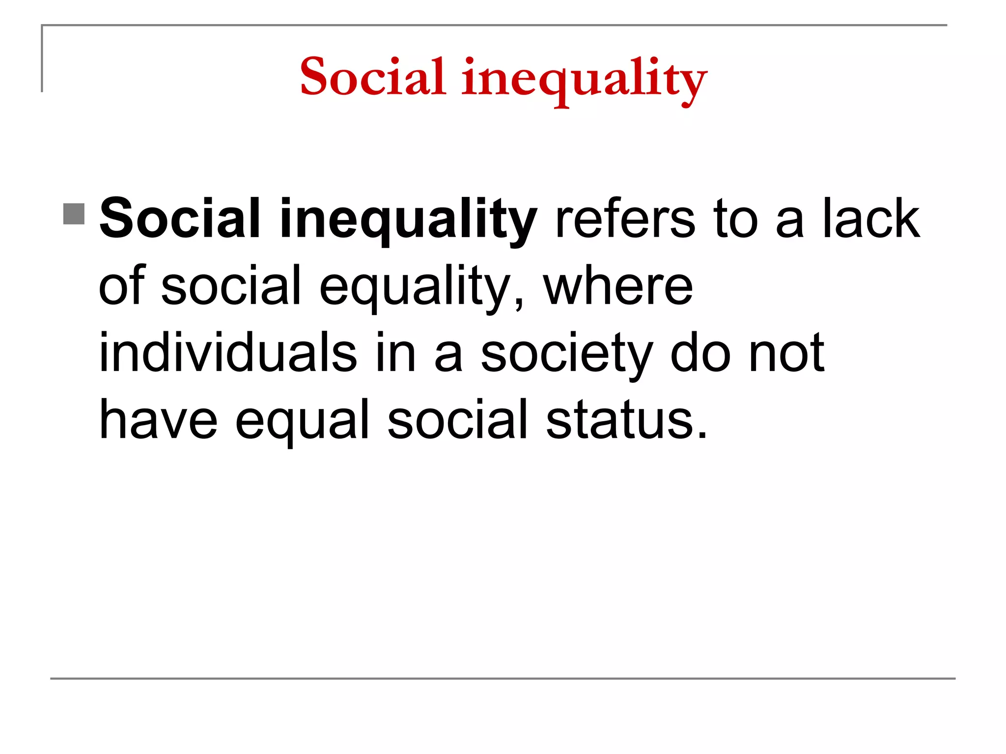 What Is Social Inequality And Why Does It Matter? – TMBI