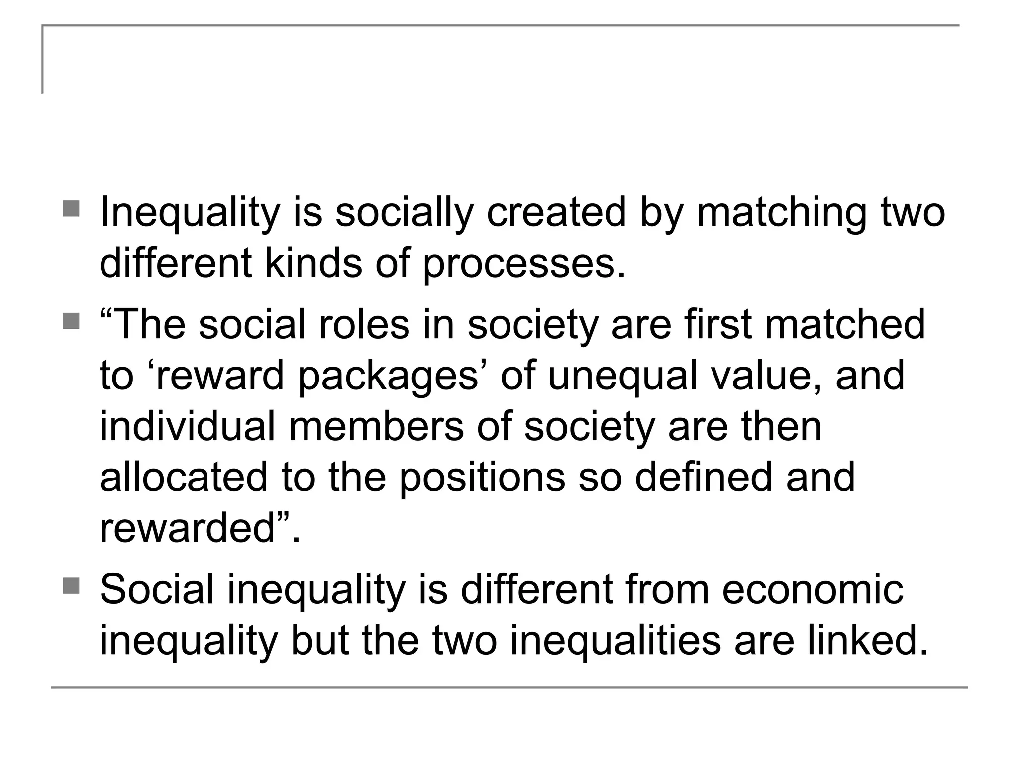 Social Inequality | PPT