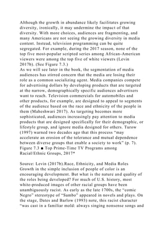 7 Social Inequality and Media RepresentationUniversal Television.docx