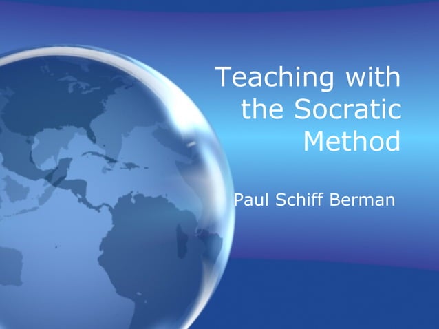 Teaching with the Socratic Method - American Honors Faculty Conference ...