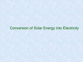 7 solar photovoltaic systems and their application | PDF