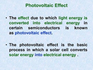7 solar photovoltaic systems and their application | PDF