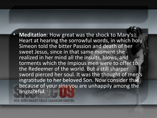 7 Sorrows Of Our Lady | PPT