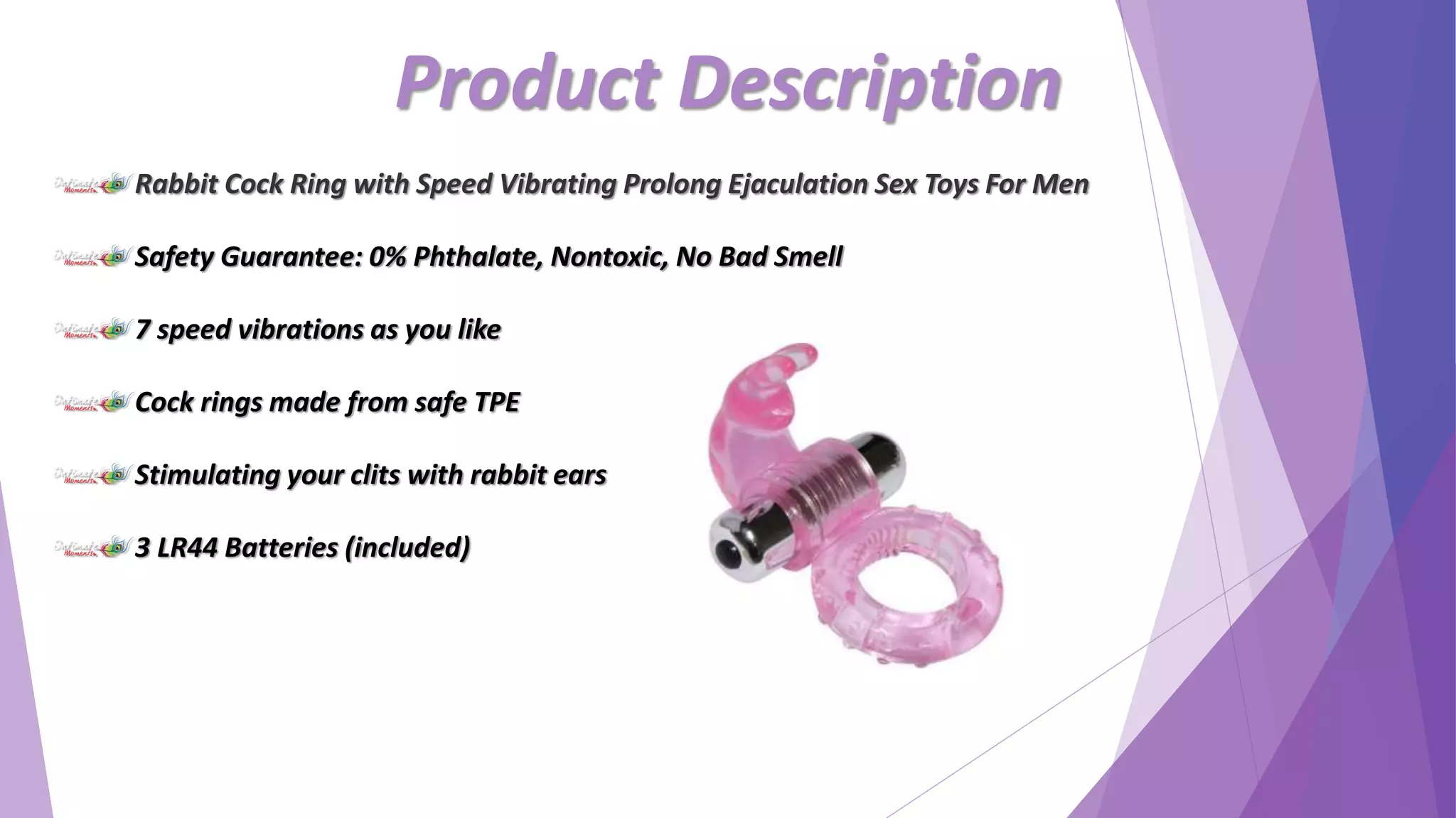 7 speed rabbit cock ring - Intimatemoments | PPTX