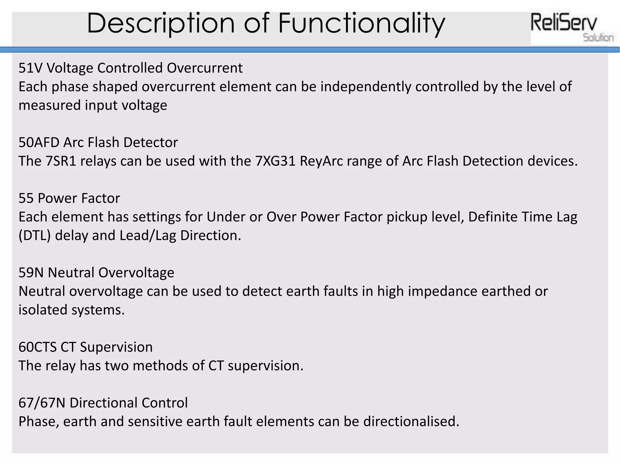 7SR12 Directional Over Current Relay | PDF