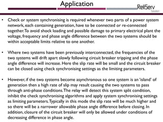 7SR157 Synchronising Protective Relay | PDF