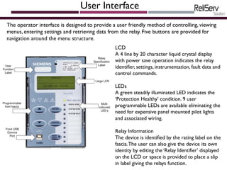 7SR157 Synchronising Protective Relay | PDF