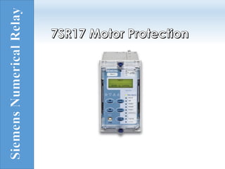 7SR17 Motor Protection Relay | PDF