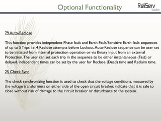 7SR210 Overcurrent Relay | PDF