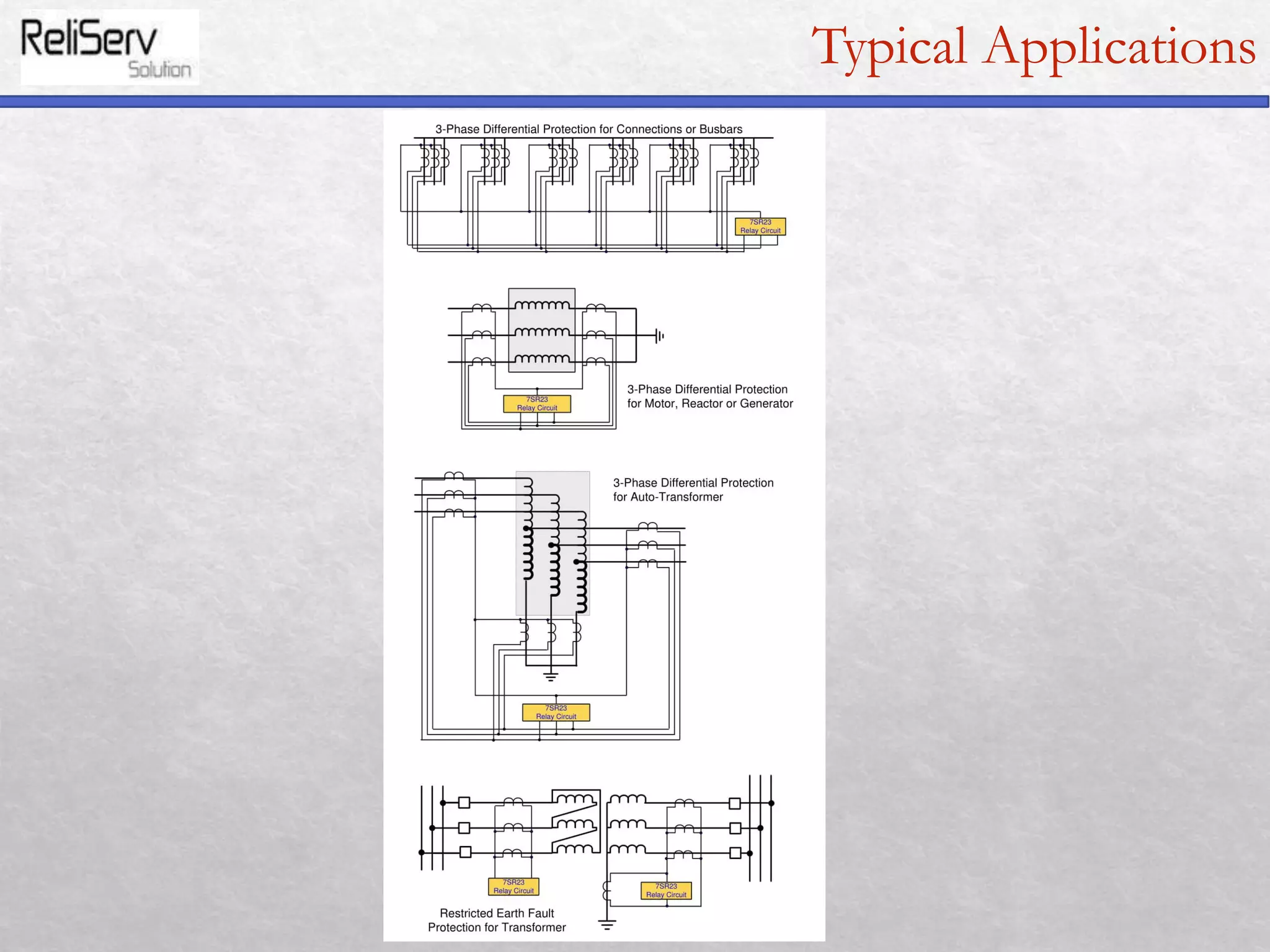 7SR23 High Impedance Bus Bar Protection Relay | PPT
