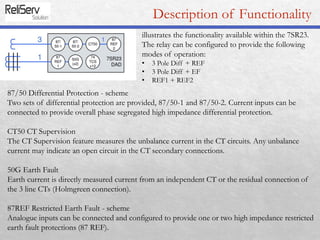 7SR23 High Impedance Bus Bar Protection Relay | PPT