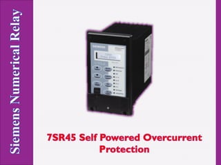 7SR45 Self Powered Overcurrent Protection Relay | PDF | Radio Control ...