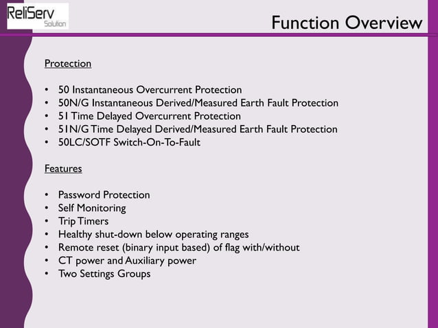 7SR45 Self Powered Overcurrent Protection Relay | PDF | Radio Control ...