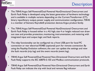 7SR45 Self Powered Overcurrent Protection Relay | PDF | Radio Control ...