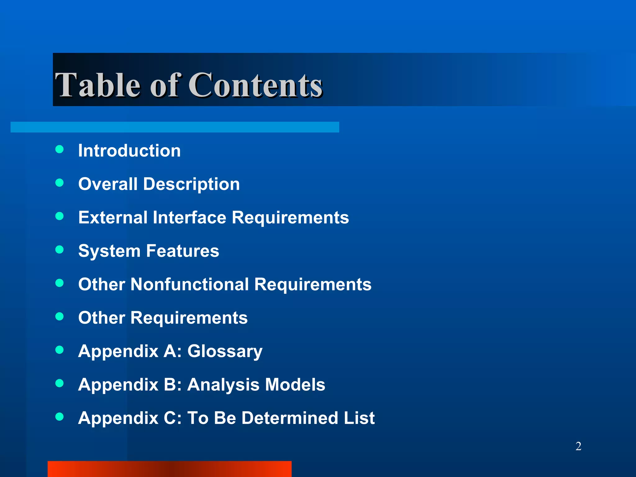 7(srs template) | PPT | Free Download