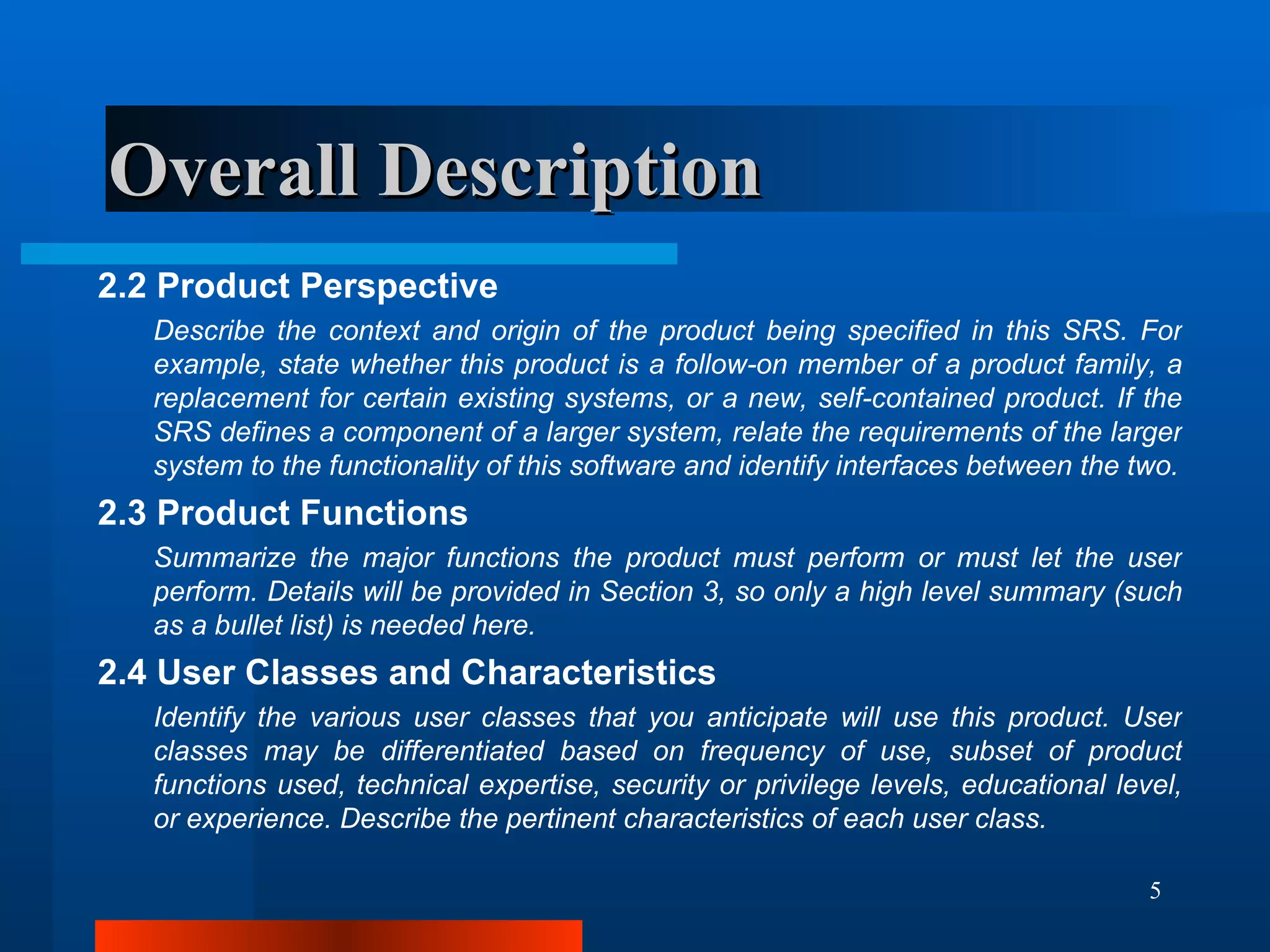 7(srs template) | PPT