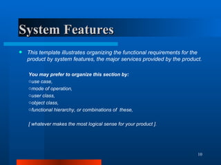 7(srs template) | PPT