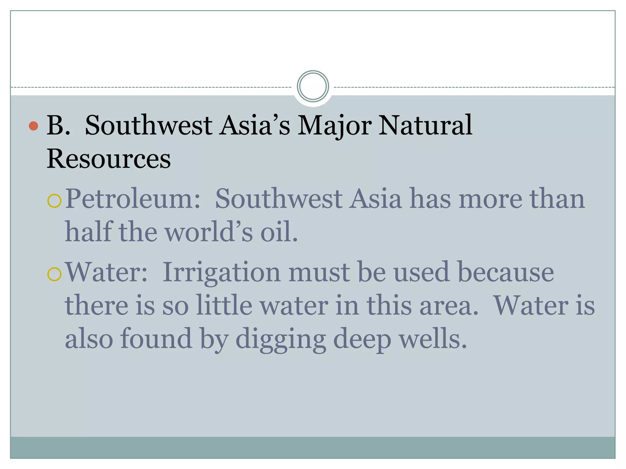 7 ss - chapter two south, southwest, & central asia physical geography ...
