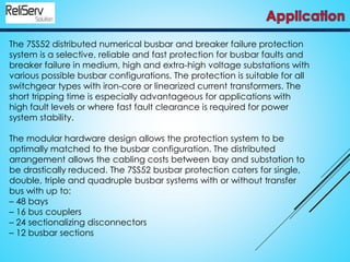 7SS52 Distributed Bus Bar Diffrential Protection Relay | PDF