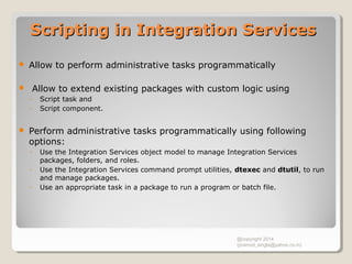 7\9 SSIS 2008R2_Training - Script Task | PPT
