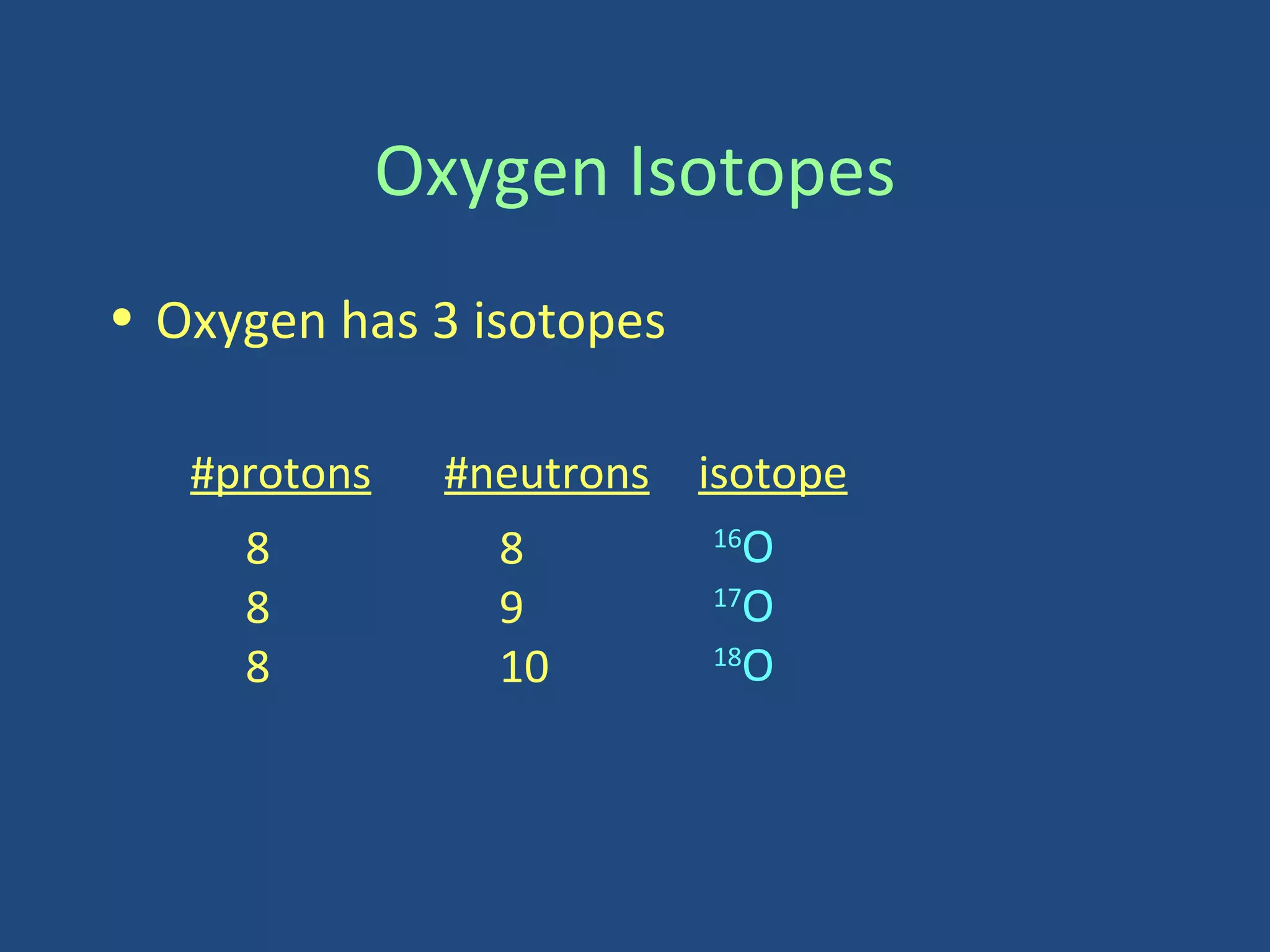 7 stable isotopes-1 | PPT