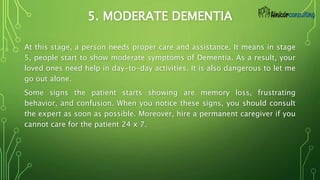 What Are The 7 Stages Of Dementia? | PPT