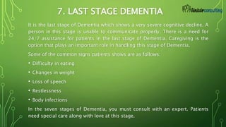 What Are The 7 Stages Of Dementia? | PPT